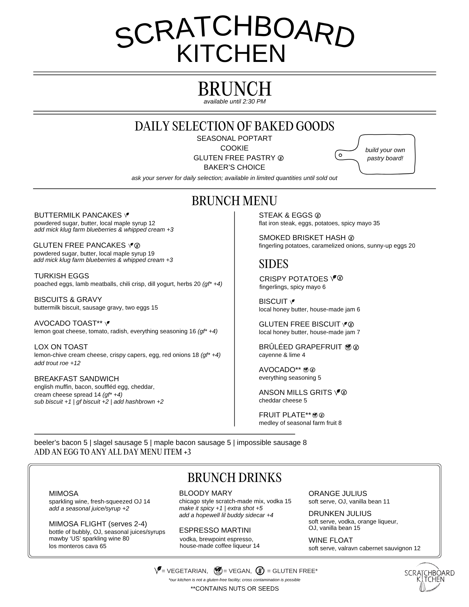 Menu | Scratchboard Kitchen